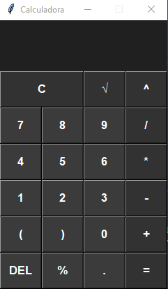 GitHub - Tauan-Ray/Calculadora: Calculadora feita com python com a biblioteca do Tkinter com as ...