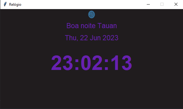GitHub - Tauan-Ray/Relogio: Relógio feito em python com a biblioteca tkinter. Mostra a hora e ...