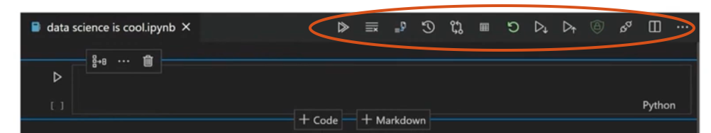 Native Notebook Features / toolbar icons missing on Mac · Issue #4668 · microsoft/vscode-jupyter ...