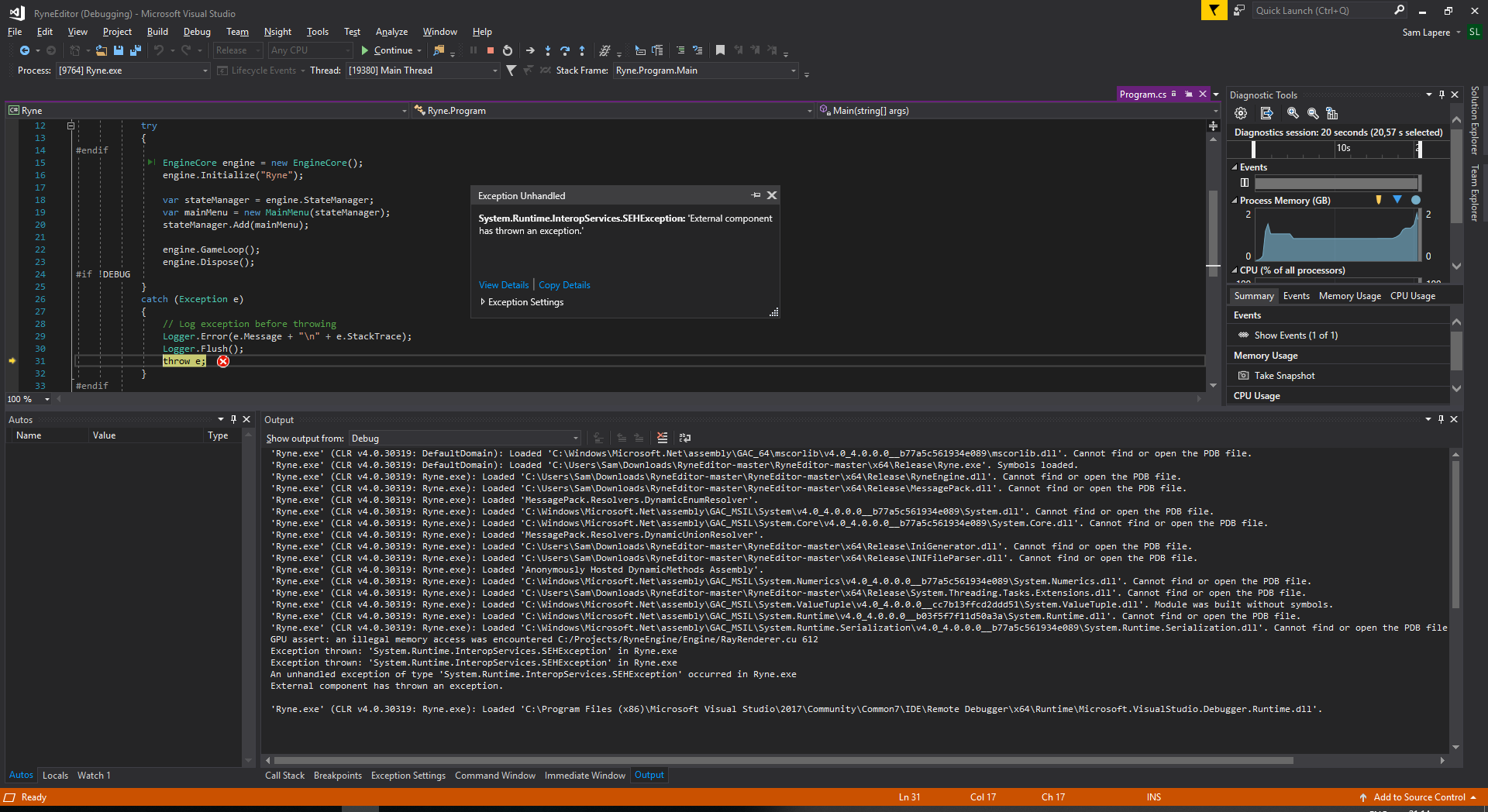 Unable to load triangle mesh · Issue #1 · RobbinMarcus/RyneEditor · GitHub
