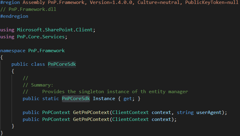 Getting the ClientContext from PnPContext · pnp pnpcore · Discussion #476 · GitHub