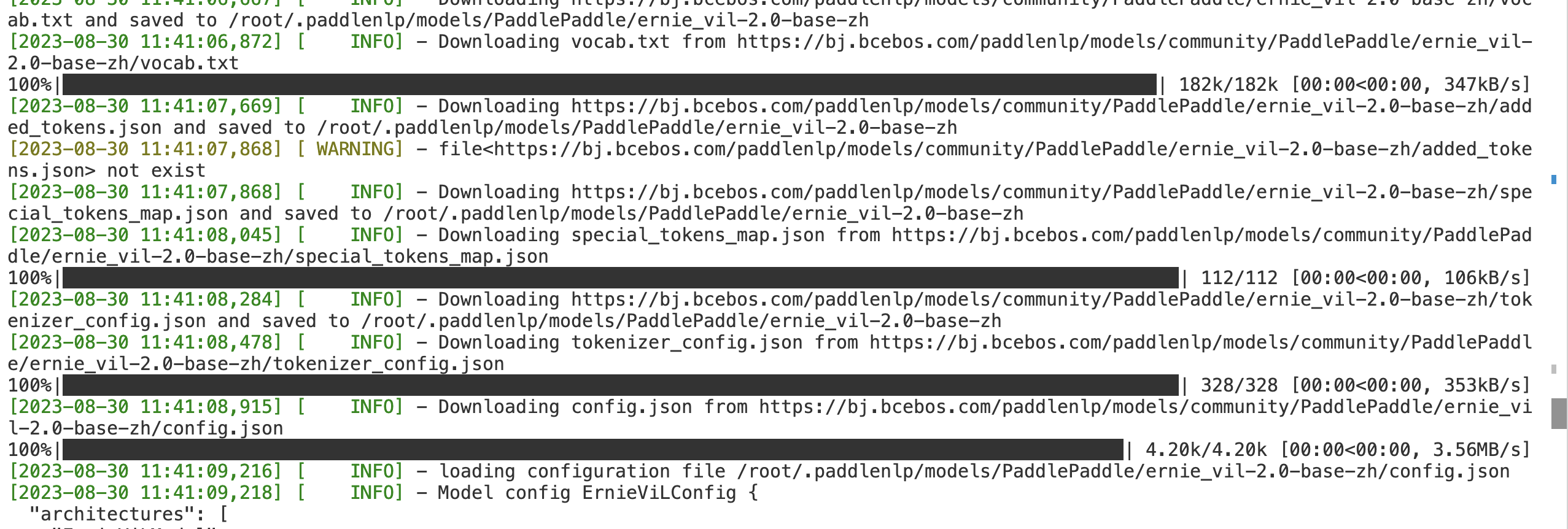 [Question]: ernie_vil-2.0-base-zh/model_config.json下载失败 · Issue #6874 · PaddlePaddle/PaddleNLP ...