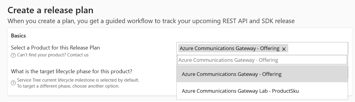 Service Partner Cannot Find Their Product In The Drop Down Box · Issue 6646 · Azure Azure Sdk