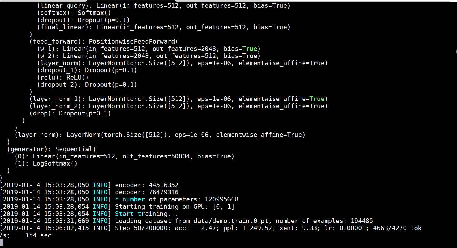 Transformer show no logs respond during training start · Issue #1176 ...