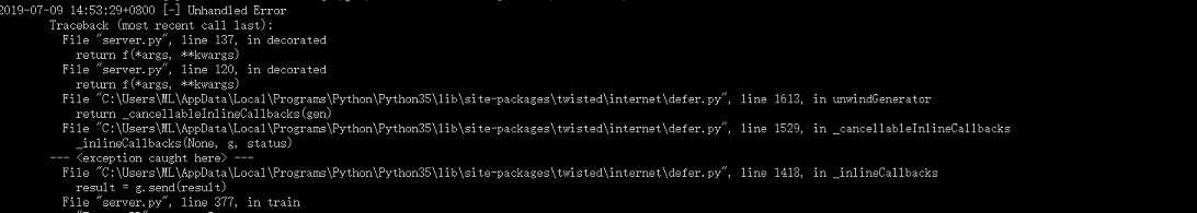 _GenericHTTPChannelProtocol,3,192.168.50.26 error in twisted defer.py · Issue #3962 · RasaHQ ...