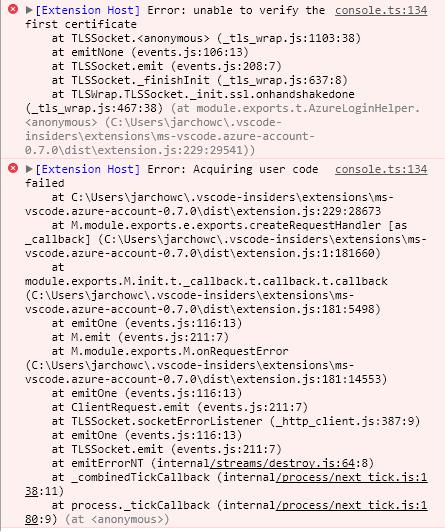 Clicking Sign in to Azure does nothing · Issue #112 · microsoft/vscode ...