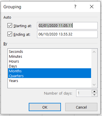 Is it possible to group PivotTable date by Months and Quarters? · Issue #1629 · ClosedXML ...