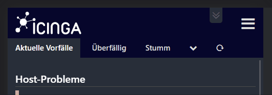 Header scrollable on mobile view · Issue #5023 · Icinga/icingaweb2 · GitHub
