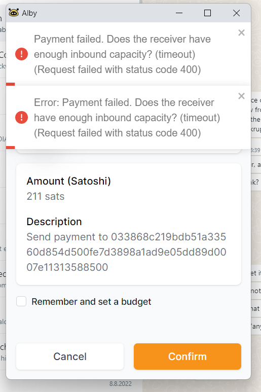 Error message shown twice · Issue #1333 · getAlby/lightning-browser-extension · GitHub