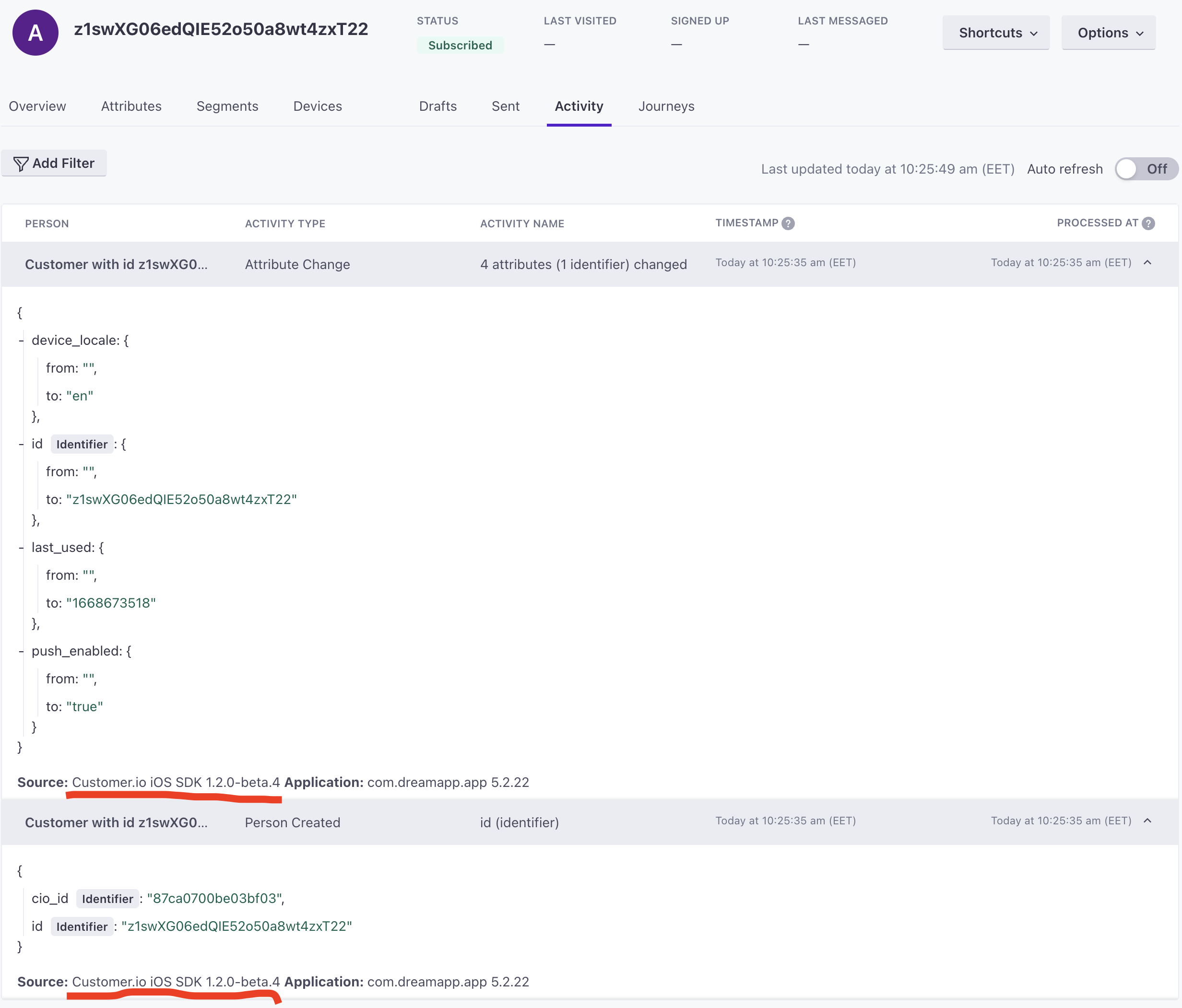 After clearIdentify() SDK still sends something to server with old identity · Issue #218 ...
