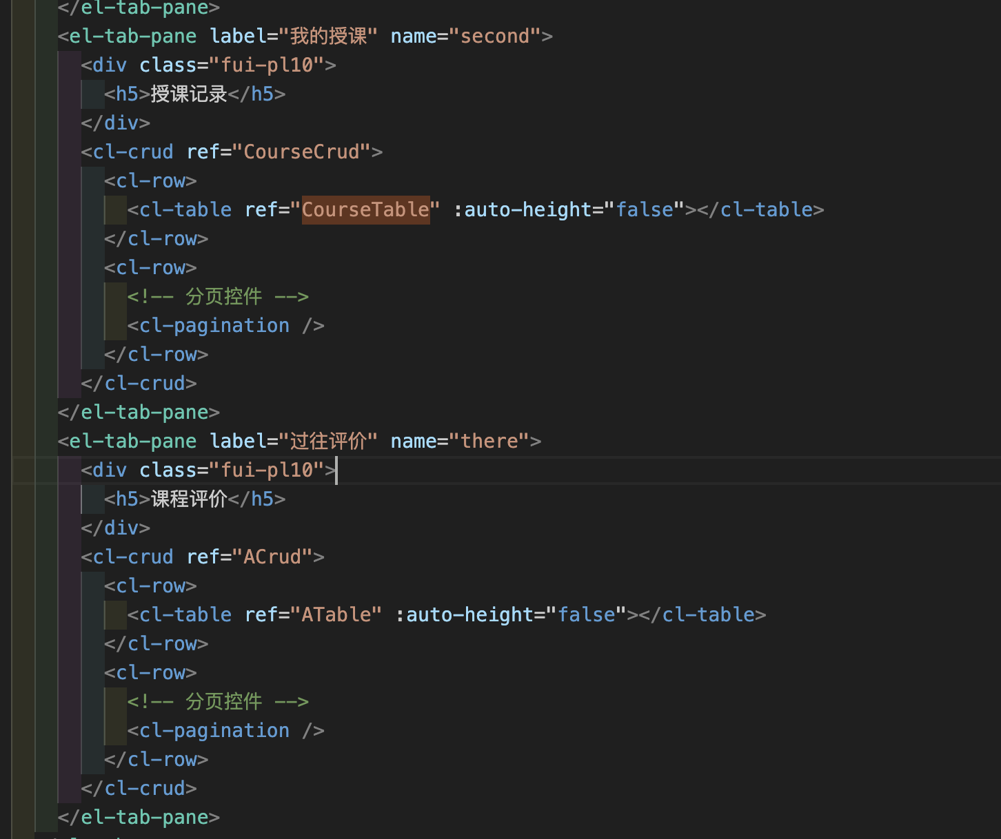 Cl Table组件在一个页面中使用多次,只有最后一次的生效 · Issue 87 · Cool Team Official Cool Admin Vue · Github