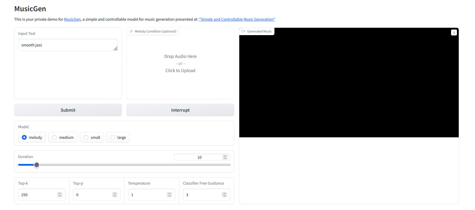 Strange output setup · Issue #115 · facebookresearch/audiocraft · GitHub