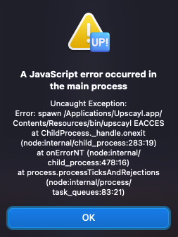 Not working on M1 using macOS · Issue #38 · upscayl/upscayl · GitHub