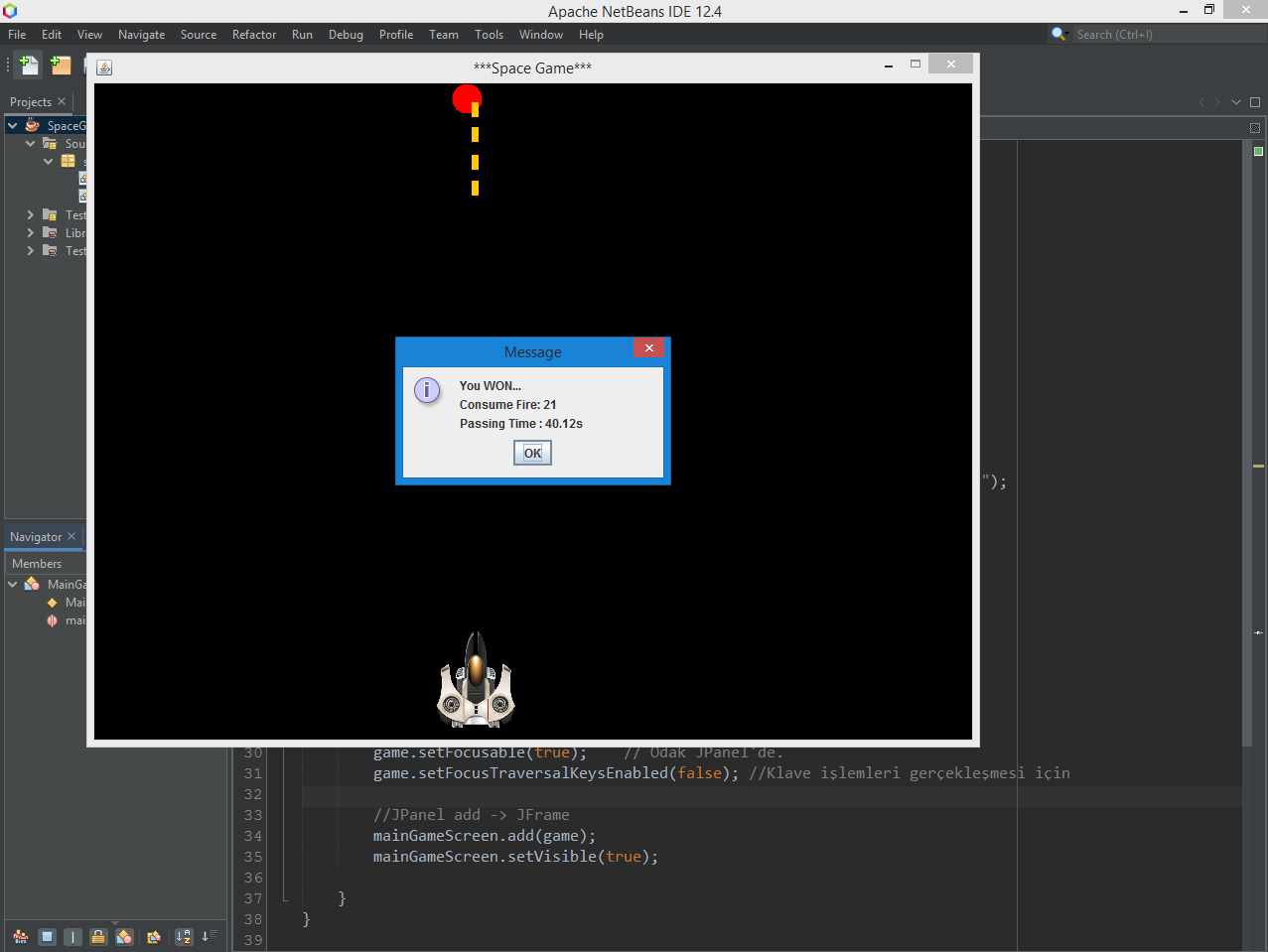 GitHub - ugurhmz/Swing-2D-SpaceGame: Swing 2D Space Game, (.jar File ...