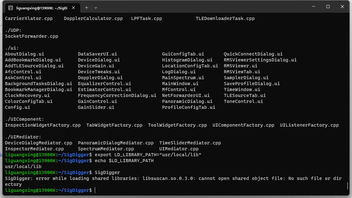 libsuscan.so.0.2.0: cannot open shared object file: No such file or directory · Issue #168 ...