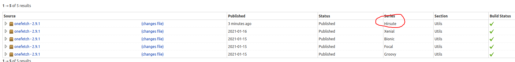 Ubuntu 21.04 release · Issue #440 · o2sh/onefetch · GitHub