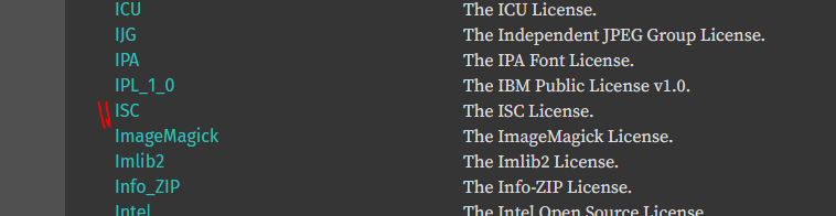 ISC license not recognized · Issue #123 · o2sh/onefetch · GitHub