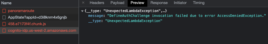 Unable to log in to amplify studio - CustomMessage invocation failed due to error ...