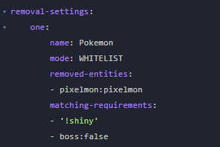 [1.16.5] Removes boss pokemon even with filter · Issue #4 · EnvyWare/PokeRemoval · GitHub
