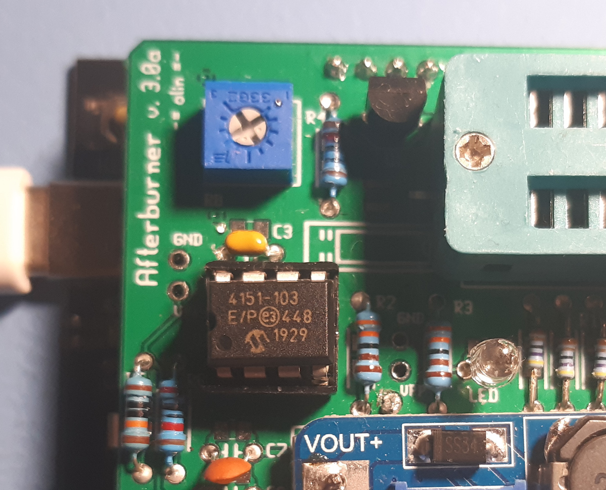 MCP4151 instead of MCP4131 · Issue #28 · ole00/afterburner · GitHub