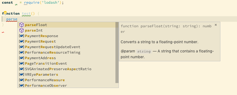 JS IntelliSense doesn't work · Issue #65373 · microsoft/vscode · GitHub