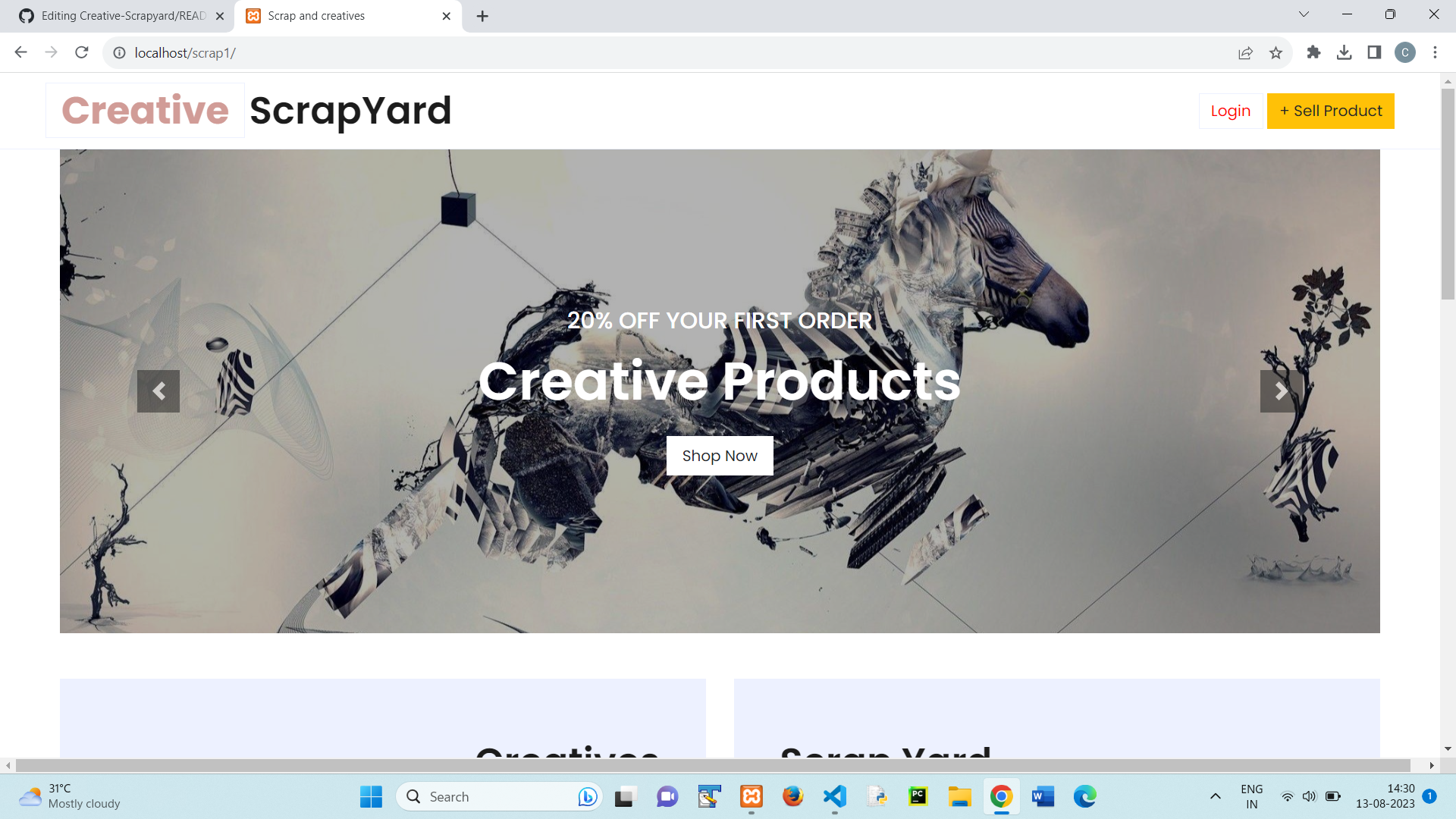 GitHub - Chinmayk12/Creative-Scrapyard: Welcome to the Creative Scrapyard, an innovative online ...