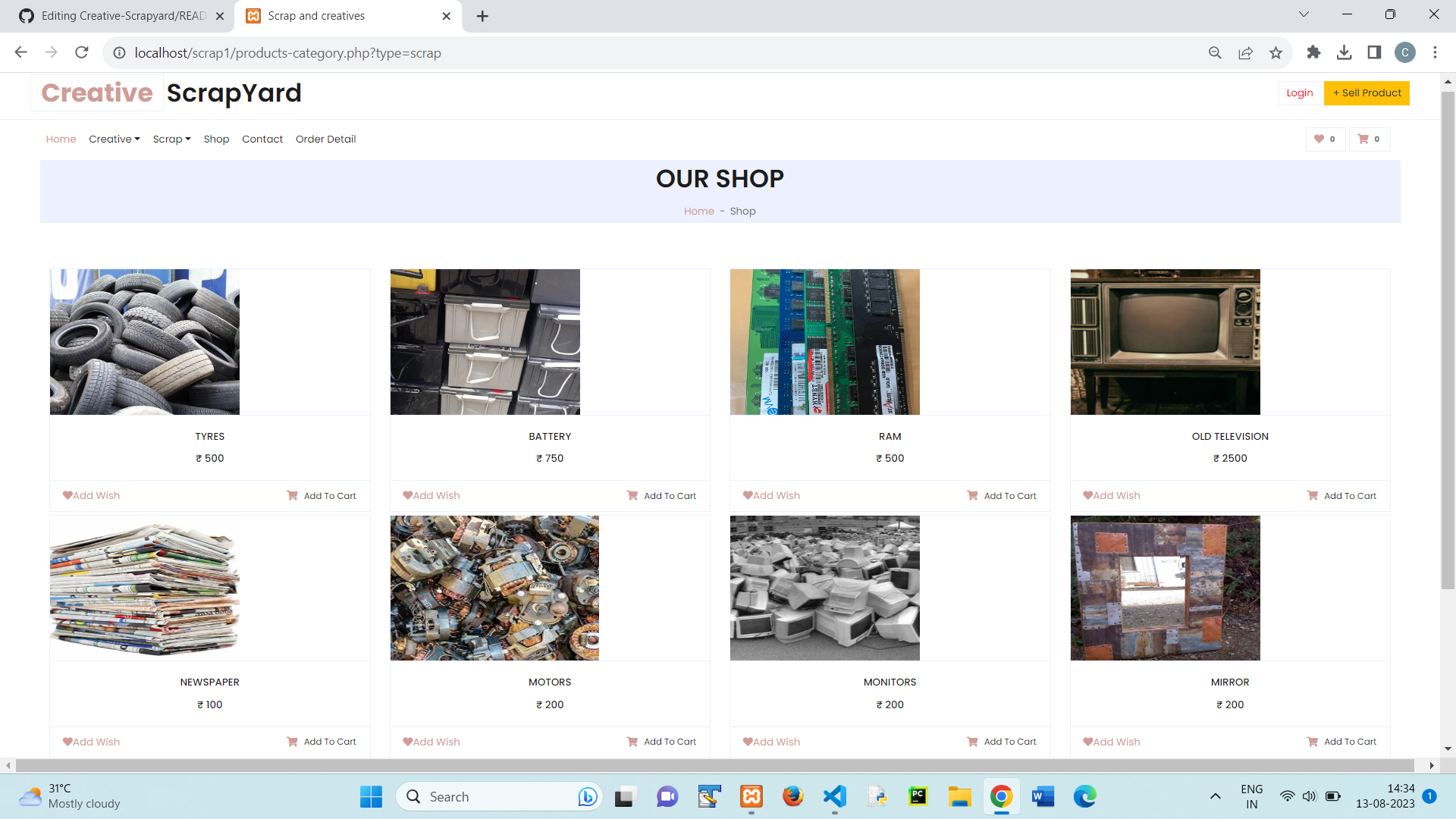 GitHub - Chinmayk12/Creative-Scrapyard: Welcome to the Creative Scrapyard, an innovative online ...