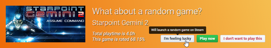 Option to randomly pick a game to play · Issue #121 · JosefNemec ...