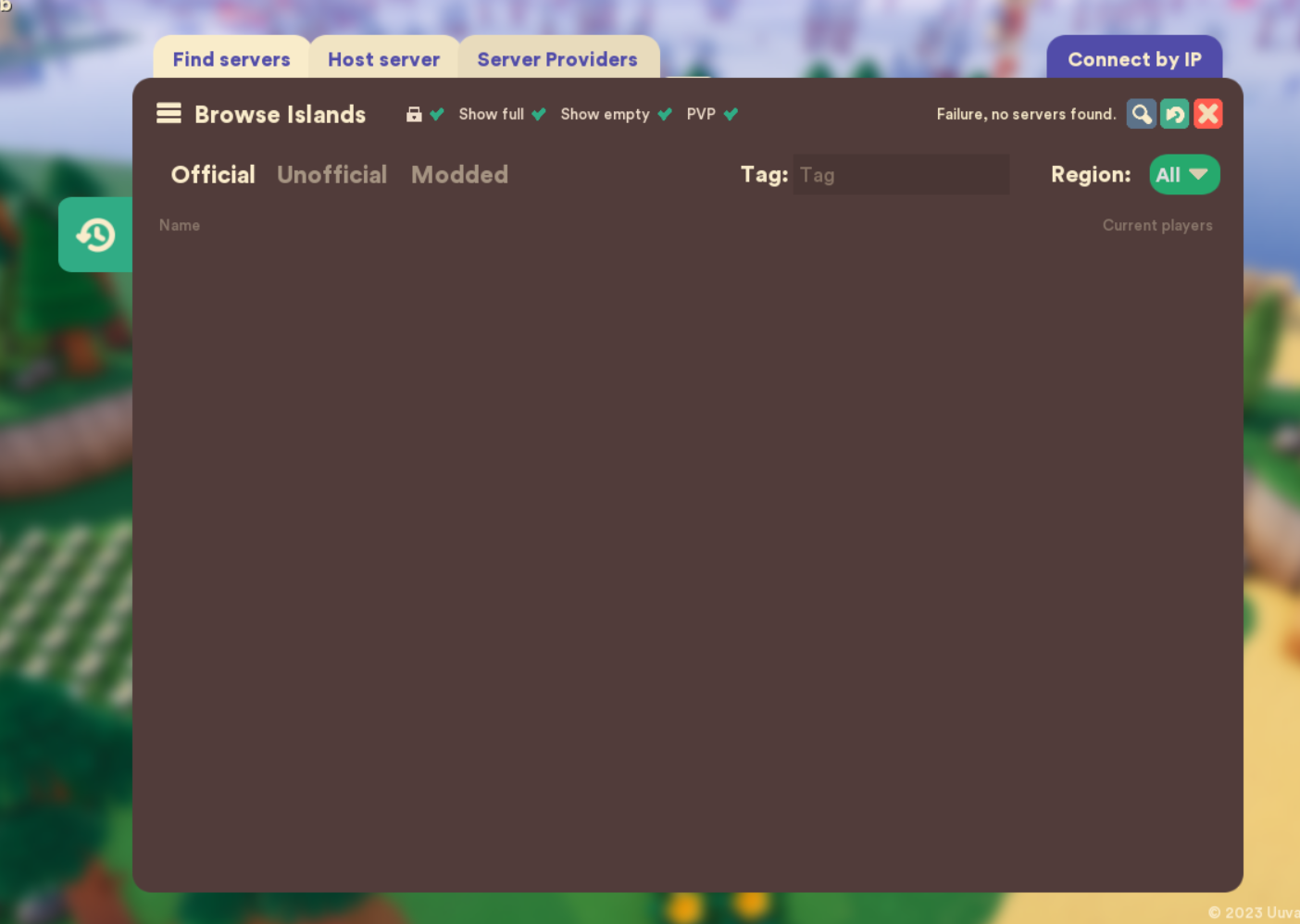 Cant access any servers · Issue #1507 · Uuvana-Studios/longvinter-windows-client · GitHub