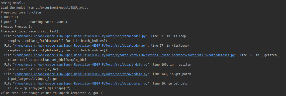 AttributeError: 'list' object has no attribute 'shape' · Issue #193 · sanghyun-son/EDSR-PyTorch ...