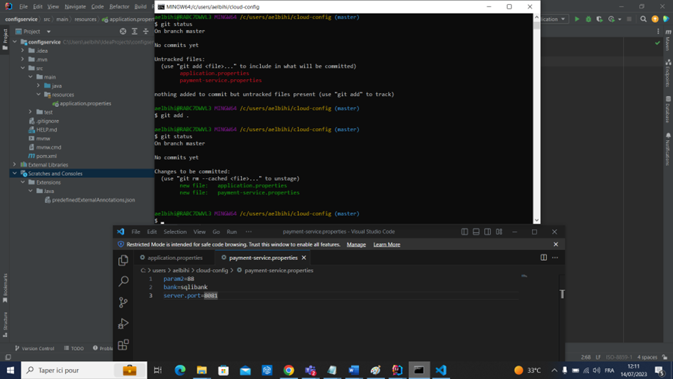 GitHub - achrafsq/Microservices-config-extern-pattern: Microservices achritecture with the ...