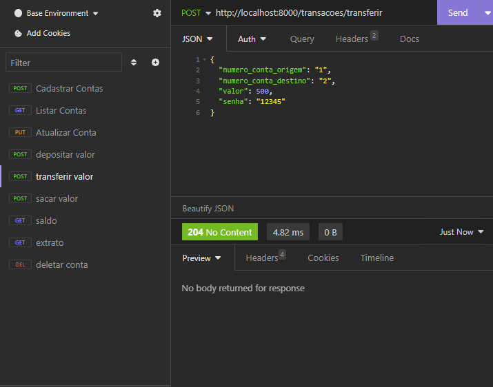GitHub - danieleolli/projeto-api-bancodigital
