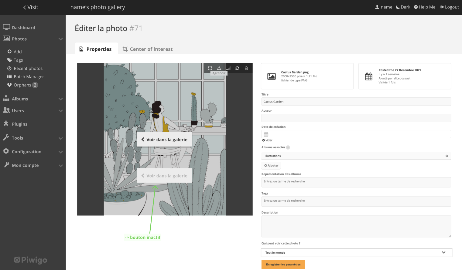 Redesign visit in gallery buttons · Issue #2033 · Piwigo/Piwigo · GitHub