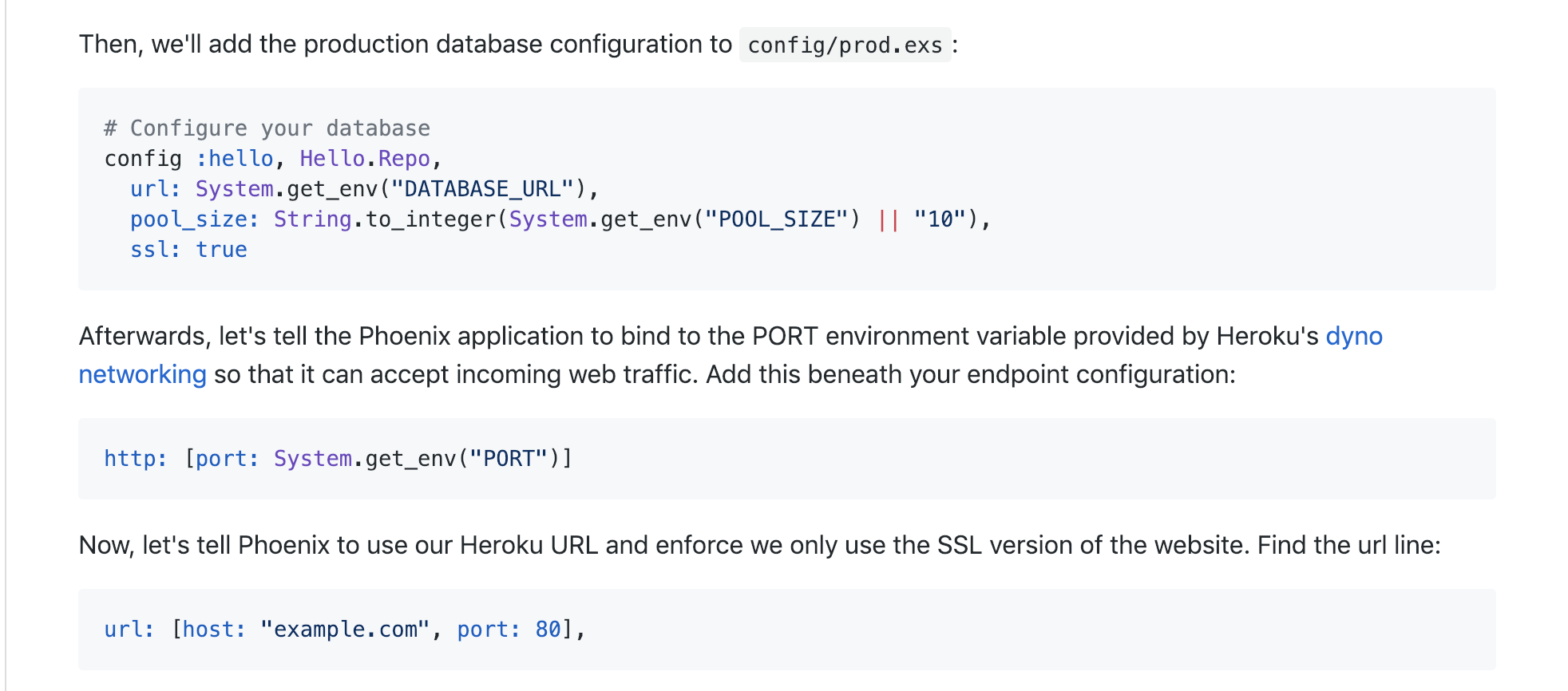 Recent changes to Heroku deployment guide not reflected on hexdocs.pm · Issue #3274 ...