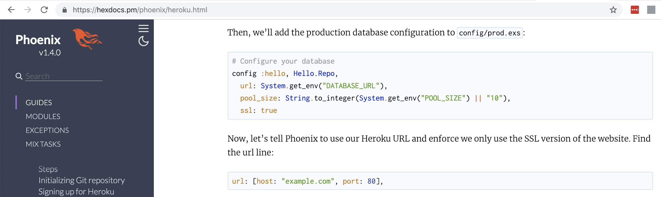 Recent changes to Heroku deployment guide not reflected on hexdocs.pm · Issue #3274 ...