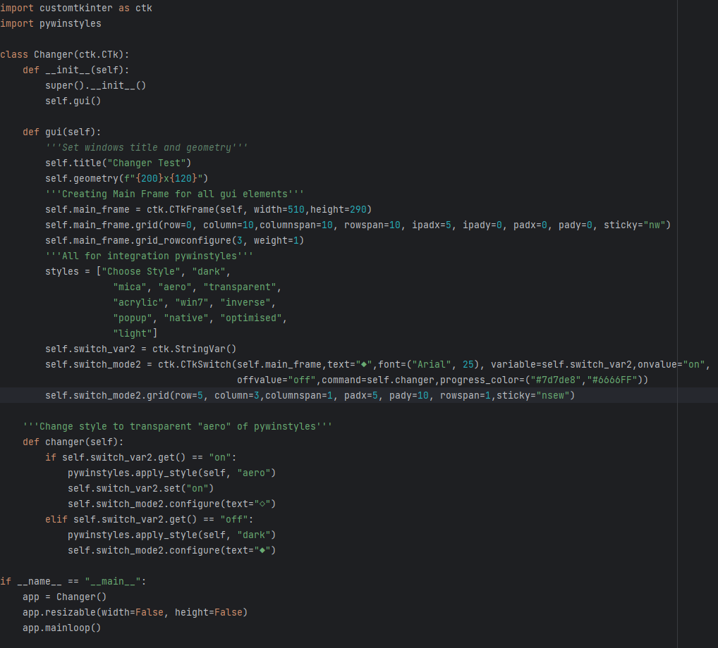 Problem With Window Returning To Normal Position When Switching · Issue