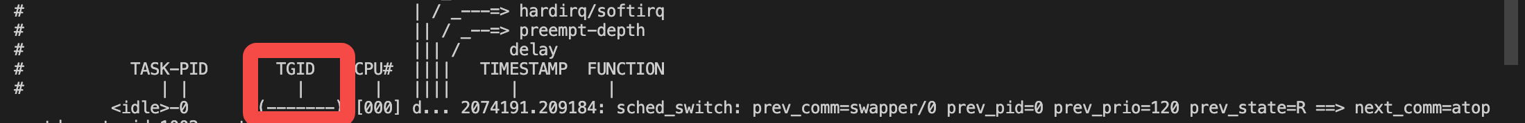 Can lisa record and parse tgid in trace.dat? · Issue #1762 · ARM-software/lisa · GitHub
