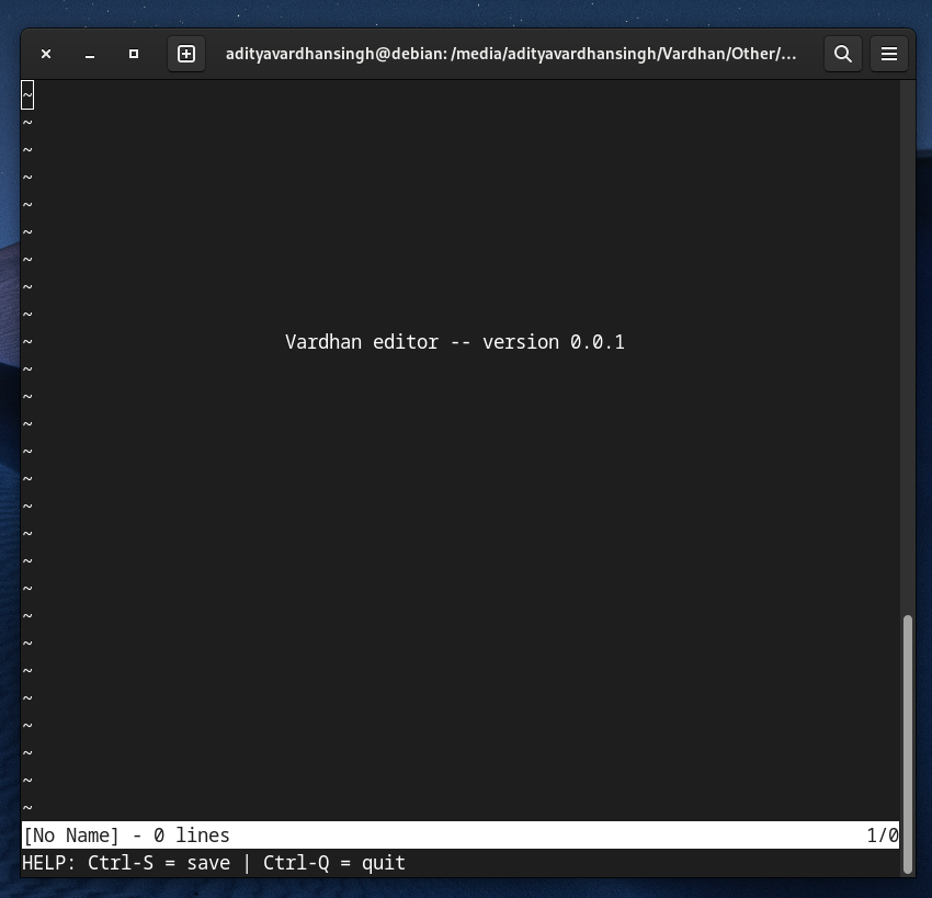 GitHub - aditya-vardhan-singh/Text-Editor