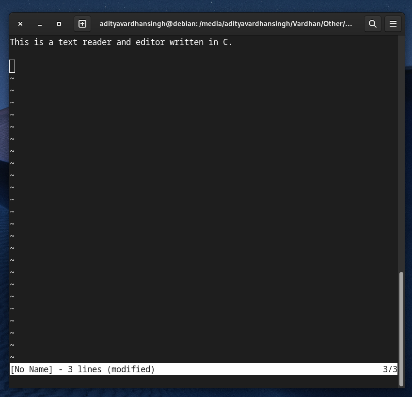 GitHub - aditya-vardhan-singh/Text-Editor