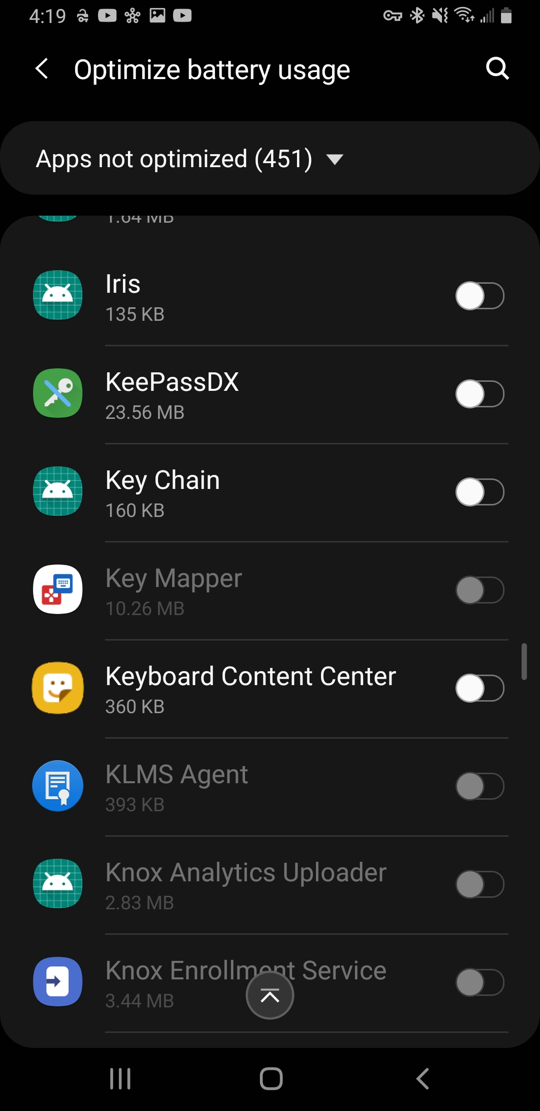 App complains of "Battery Optimizations" being enabled despite the opposite · Issue #547 ...