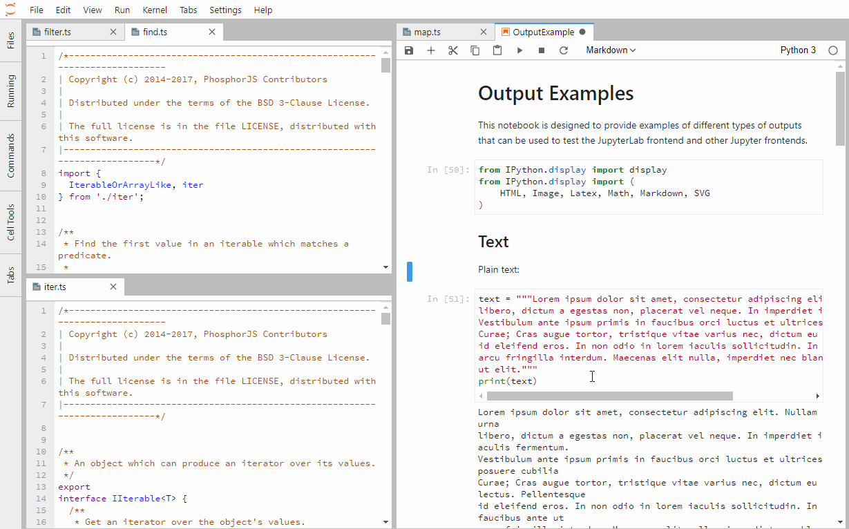 provide more "examples" of dockpanel · Issue #323 · phosphorjs/phosphor ...