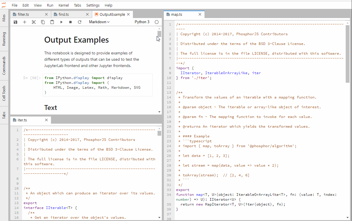 provide more "examples" of dockpanel · Issue #323 · phosphorjs/phosphor ...
