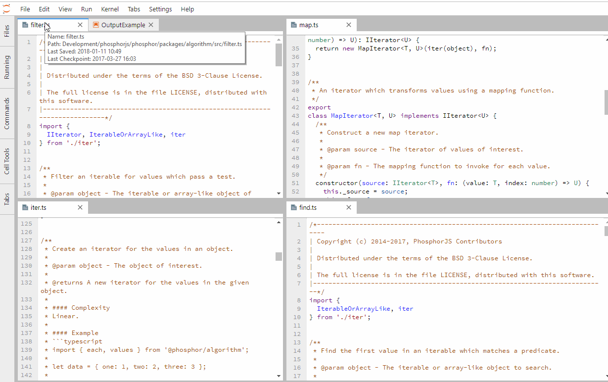 provide more "examples" of dockpanel · Issue #323 · phosphorjs/phosphor ...