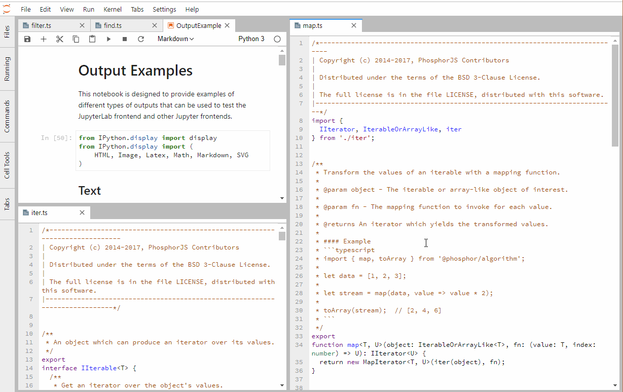 provide more "examples" of dockpanel · Issue #323 · phosphorjs/phosphor ...