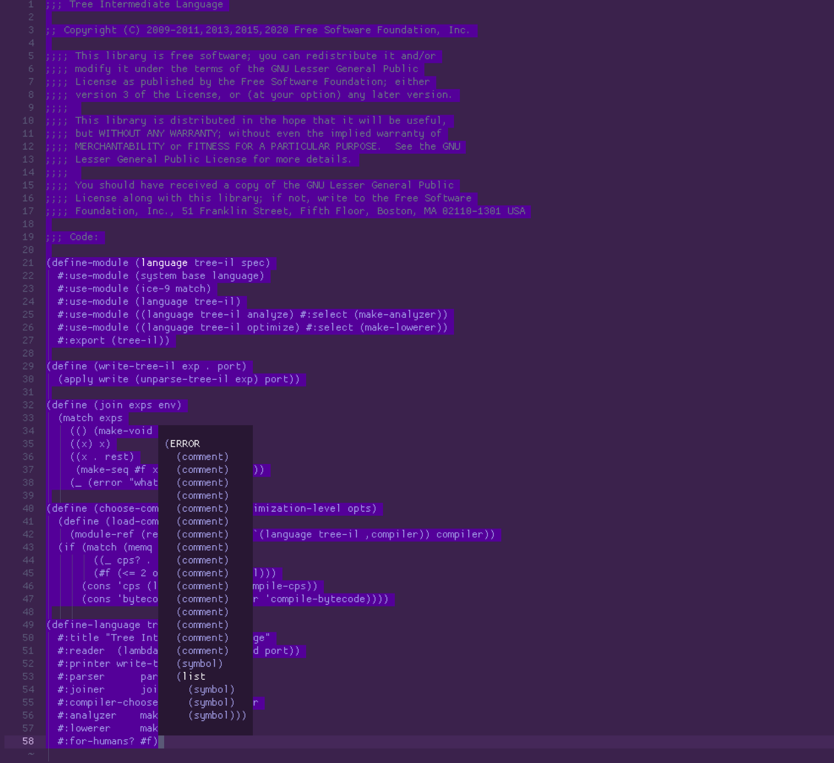 Error Recovery Regression On 2316 · Issue 2443 · Tree Sitter Tree Sitter · Github