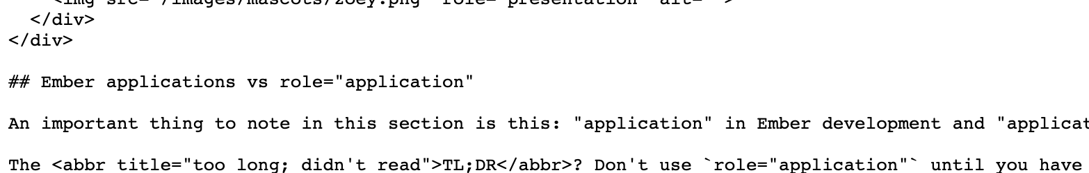 Markdown oddities · Issue #1013 · ember-learn/guides-source · GitHub