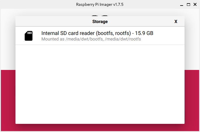 mmcblk* devices not available "choose storage" (Linux only bug) · Issue #684 · raspberrypi/rpi ...