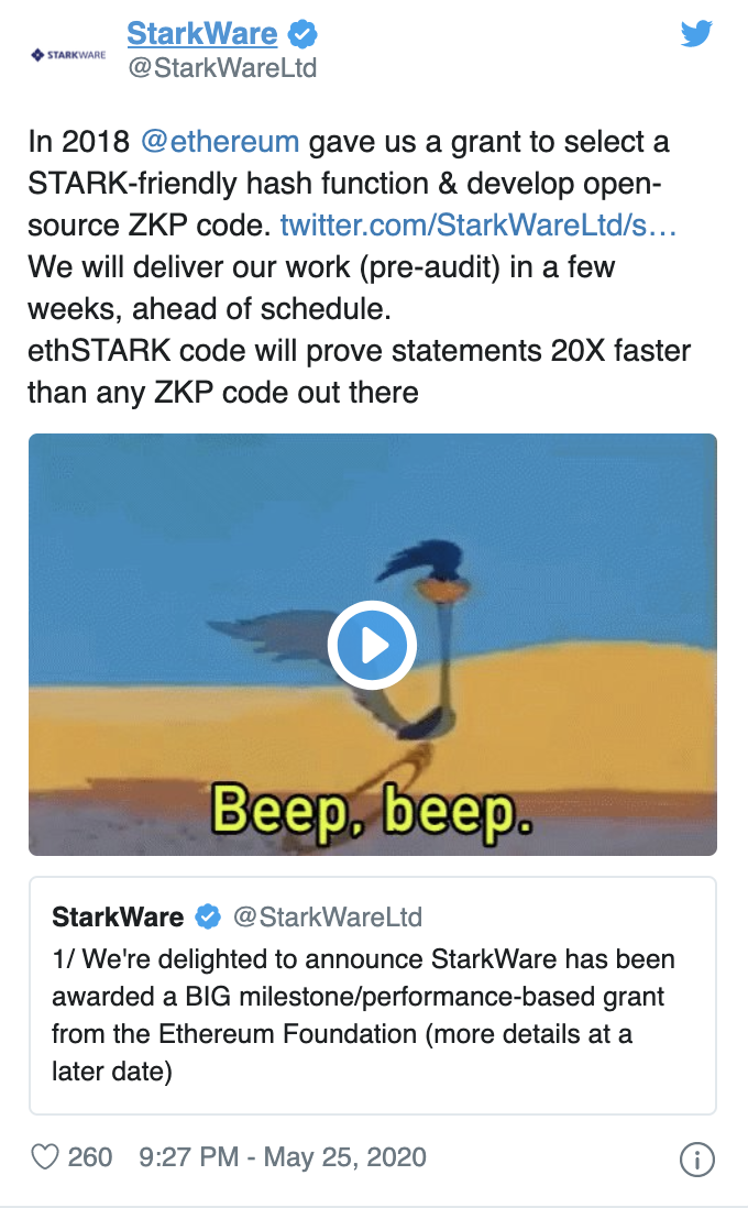 Investigation of ethstark · Issue #628 · CortexFoundation/CortexTheseus · GitHub