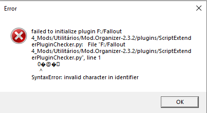 Error messages when starting the program (MO2) · Issue #1221 ...