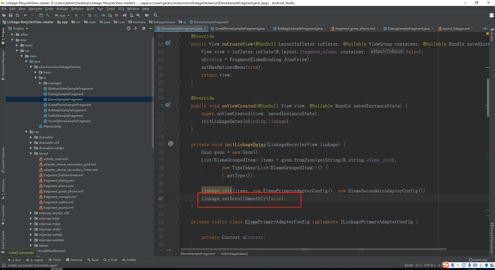 setScrollSmoothly 设置为false 列表好像无法联动了... · Issue #11 · KunMinX/Linkage-RecyclerView · GitHub